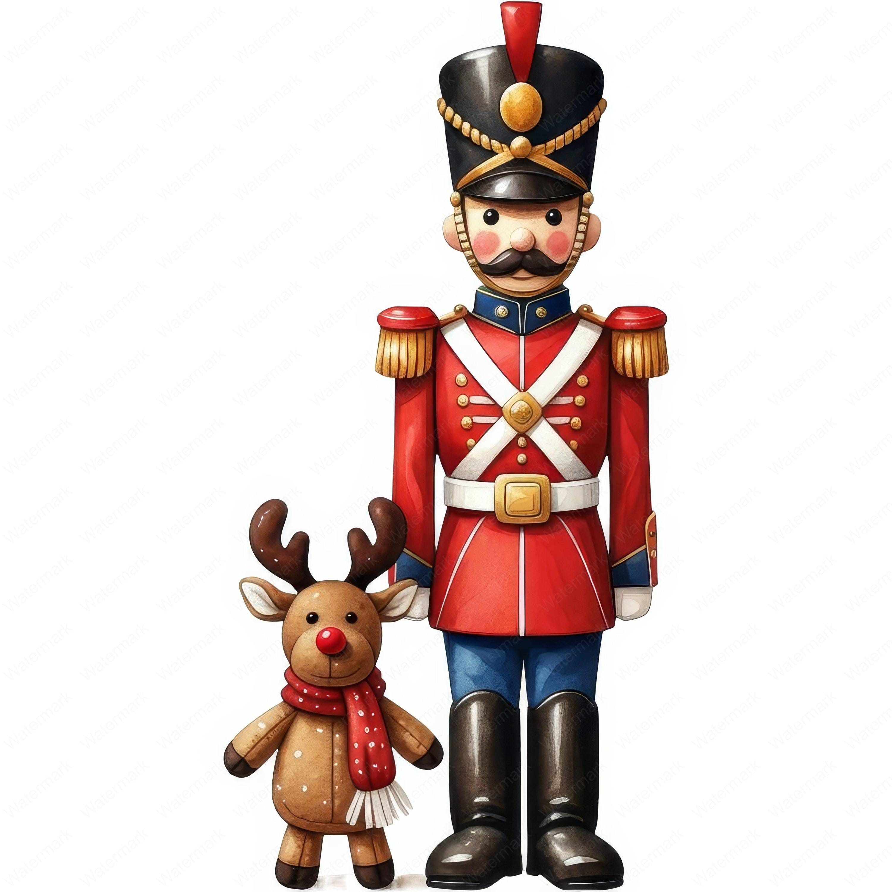 Festive Soldier Toy Clipart Bundle: Christmas Holiday Art (digital ...