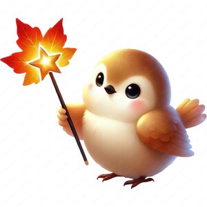 Autumn Bird Clipart | Cozy Fall Bird Clipart Bundle | 10 High-quality ...