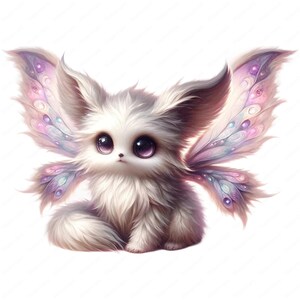 Fairy Cat Clipart | Cute Fairy Cat Clipart Bundle | 10 High-quality ...