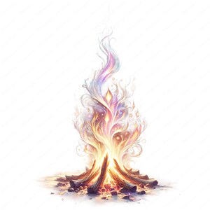 Magic Campfire Clipart | Enchanting Magic Campfire Clipart Bundle | 10 ...