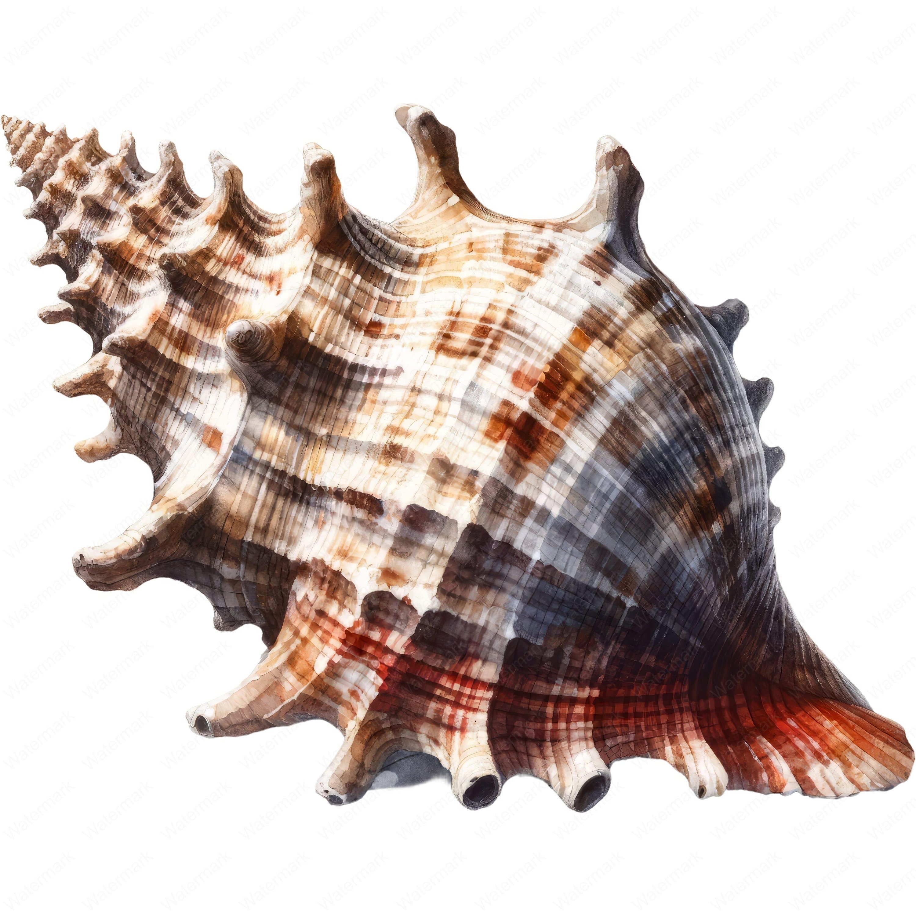 Seashell Clipart Bundle | Ocean Art, Commercial Use (digital Download ...