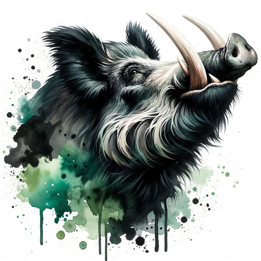 Wild Boar Clipart Clipart Bundle 10 High-quality (Download Now) - Etsy