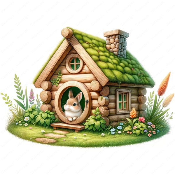 Bunny House - Etsy
