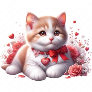 Valentine Animal Clipart | Adorable Animal Clipart Bundle | 10 High ...