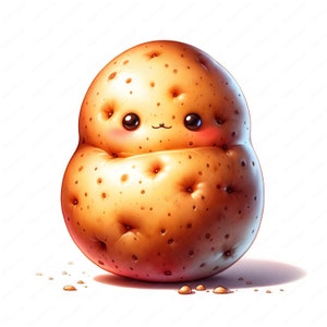 Cute Potato Clipart Adorable Potato Clipart Bundle 10 High-quality ...