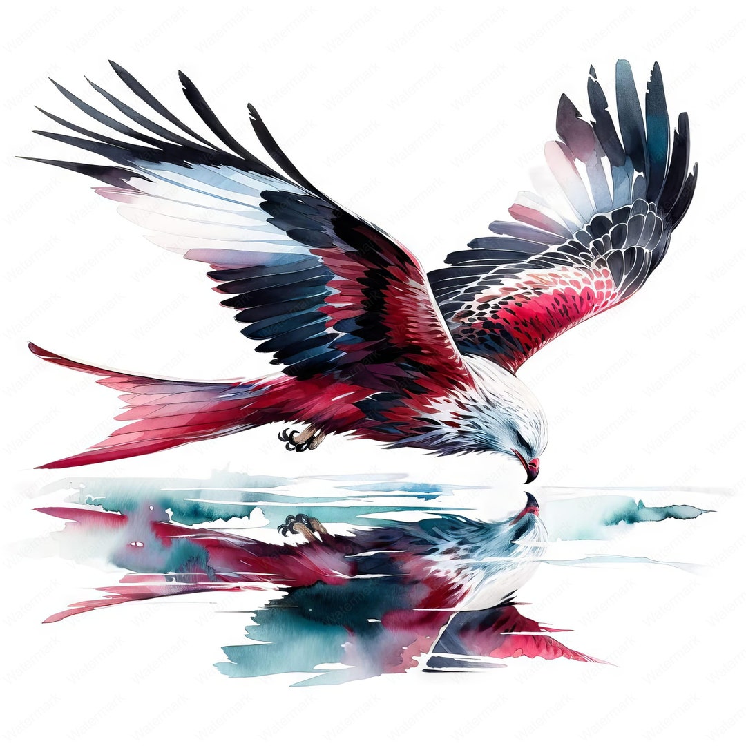 Red Kite Clipart | Vibrant Red Kite Clipart Bundle | 10 High-quality ...