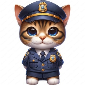Policy Cat Clipart | Professional Policy Cat Clipart Bundle | 10 High ...
