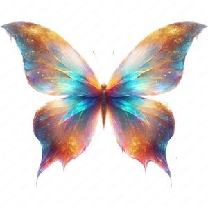 Vivid Butterfly Clipart Bundle | Shimmering Art, Printables (digital ...