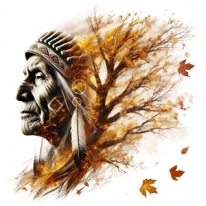 Ancestral Spirit Clipart | Mystic Tribal Warrior PNG Bundle | Fantasy ...