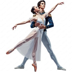 Nutcracker Ballet Clipart | Ballet Dancers Clipart Bundle | 10 High ...