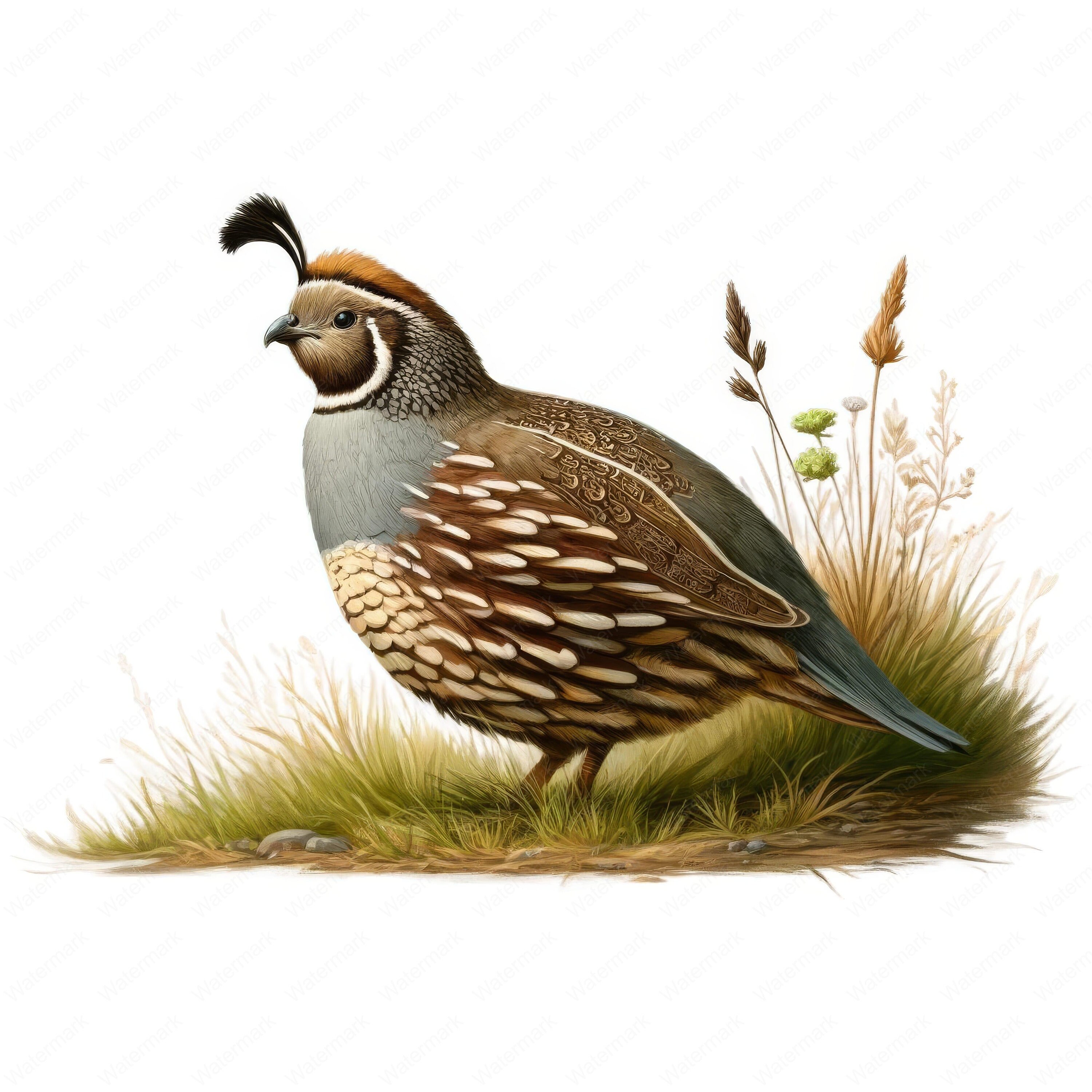 Cute Quail Clipart Bundle | High-quality Bird Art (digital Download) - Etsy