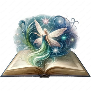 Fairy Tale Book Clipart: Elegant Fantasy Art (digital Download) - Etsy