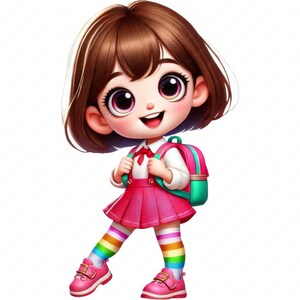 Back to School Clipart | Adorable Back to School Clipart Bundle | 10 ...