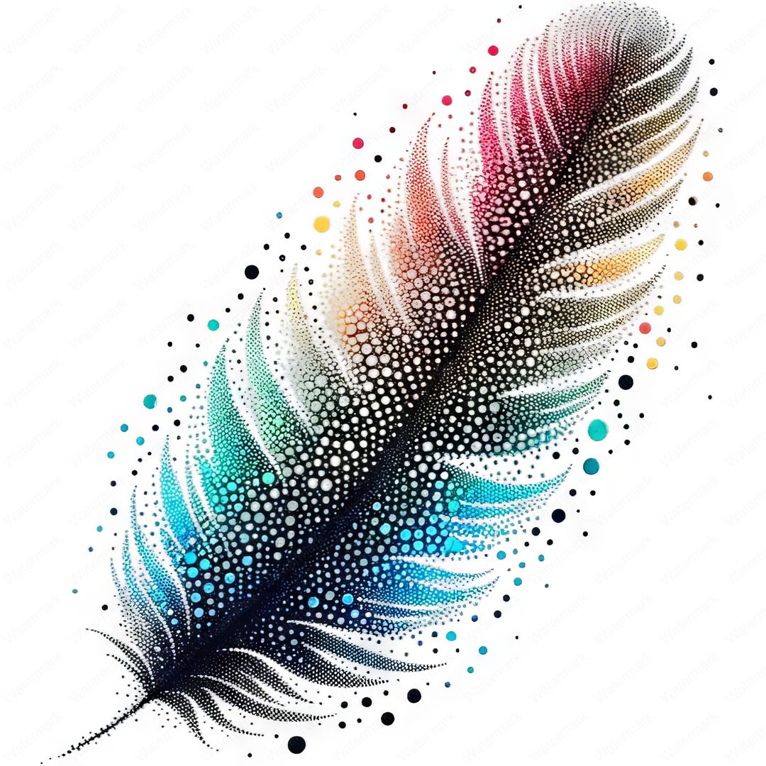 Minimalist Feather Clipart | Abstract Feather Clipart Bundle | 10 High ...