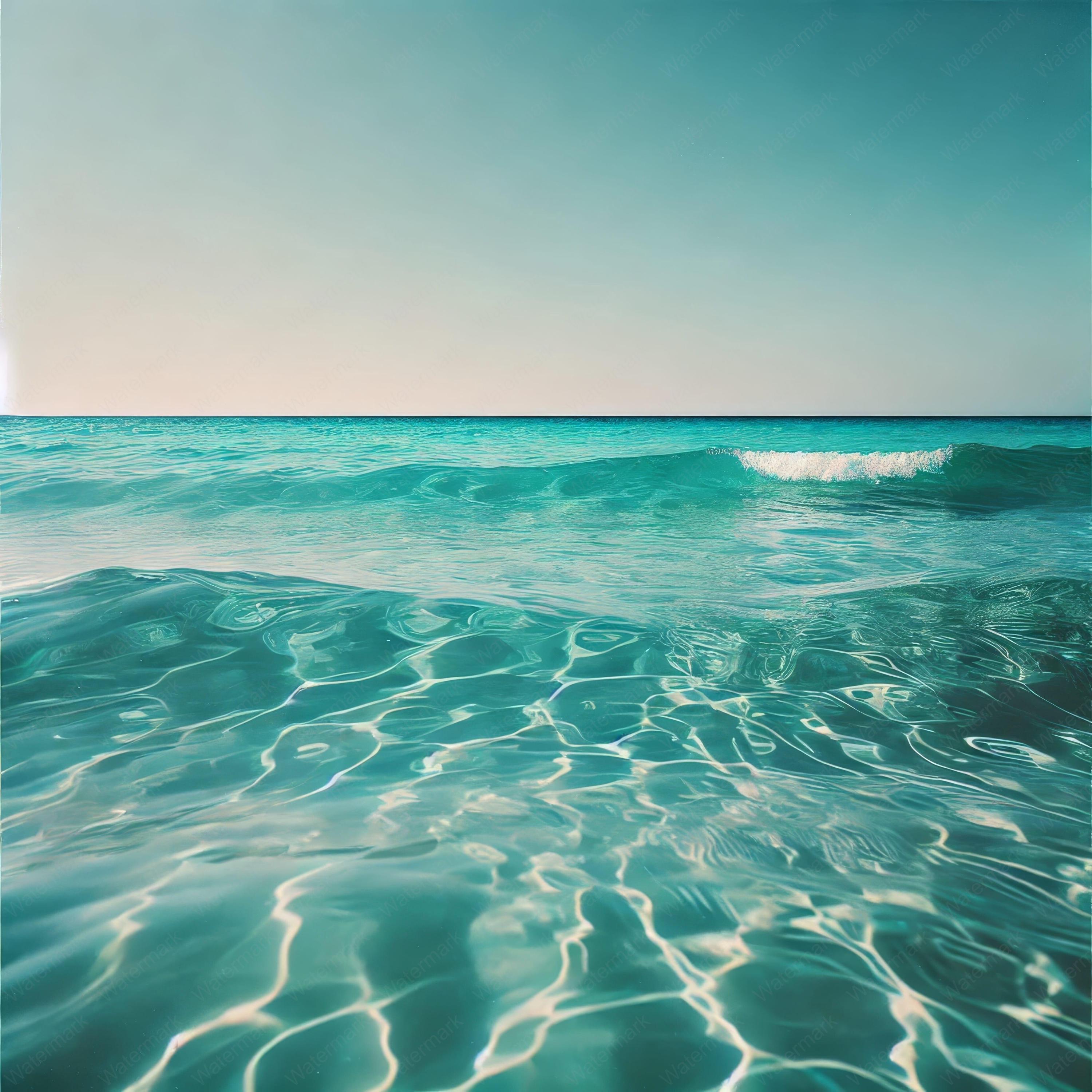 Seascape Clipart: Crystal Clear Ocean Jpgs (digital Download) - Etsy