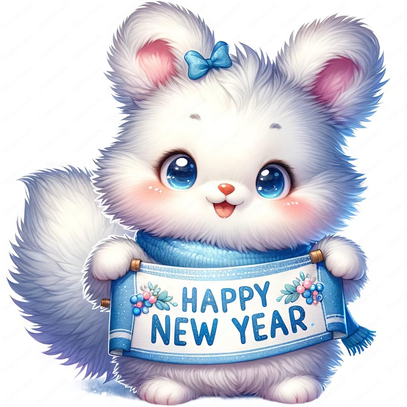 New Year Clipart - Etsy