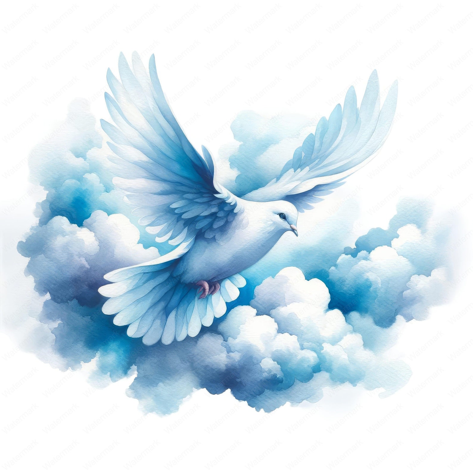 Serene Dove Clipart Bundle: Peace Theme Art (digital Download) - Etsy