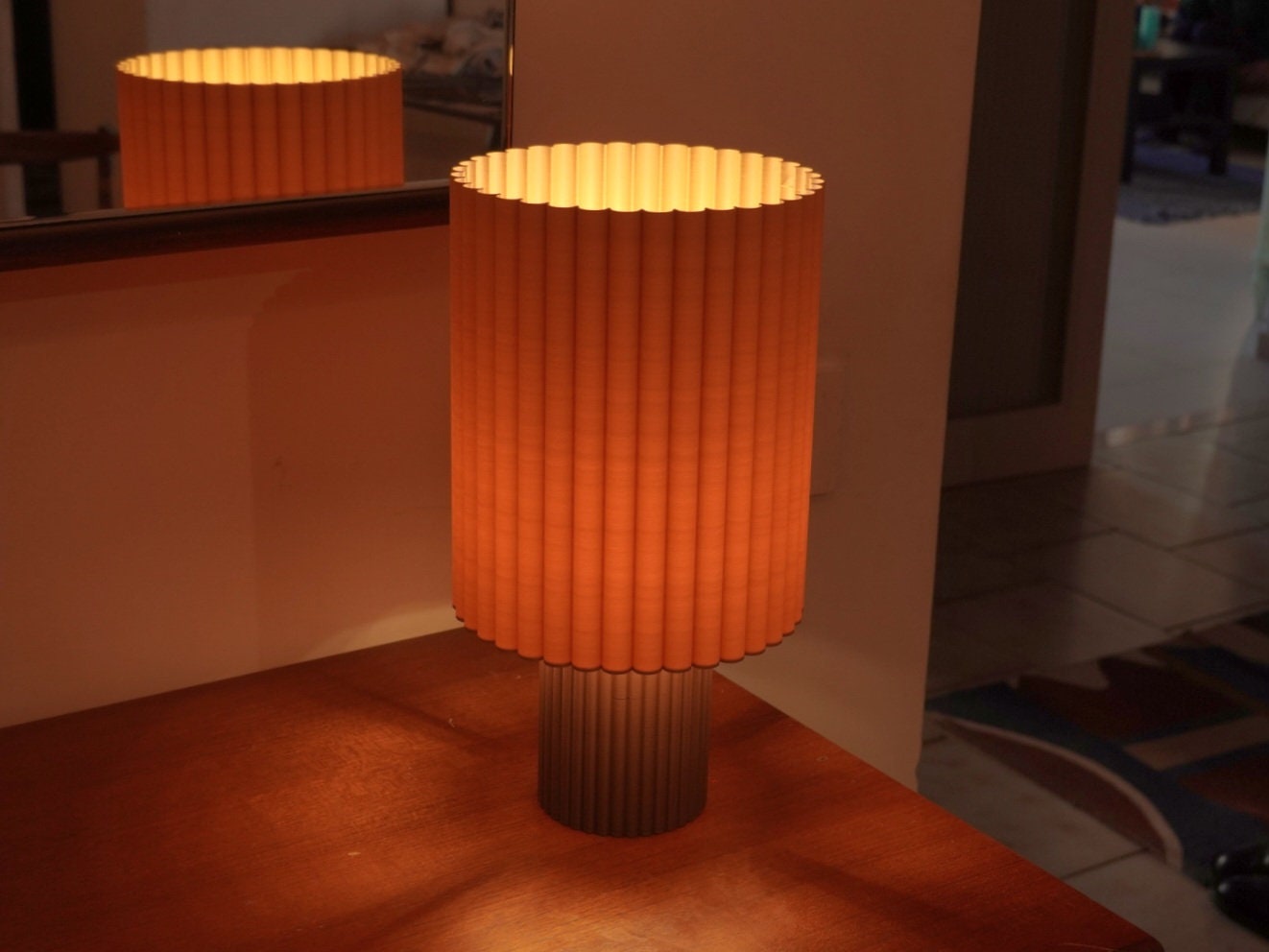 Ecolamp Rev 04 BEIGE 3D Printed Minimalist Unique Design Objects ...