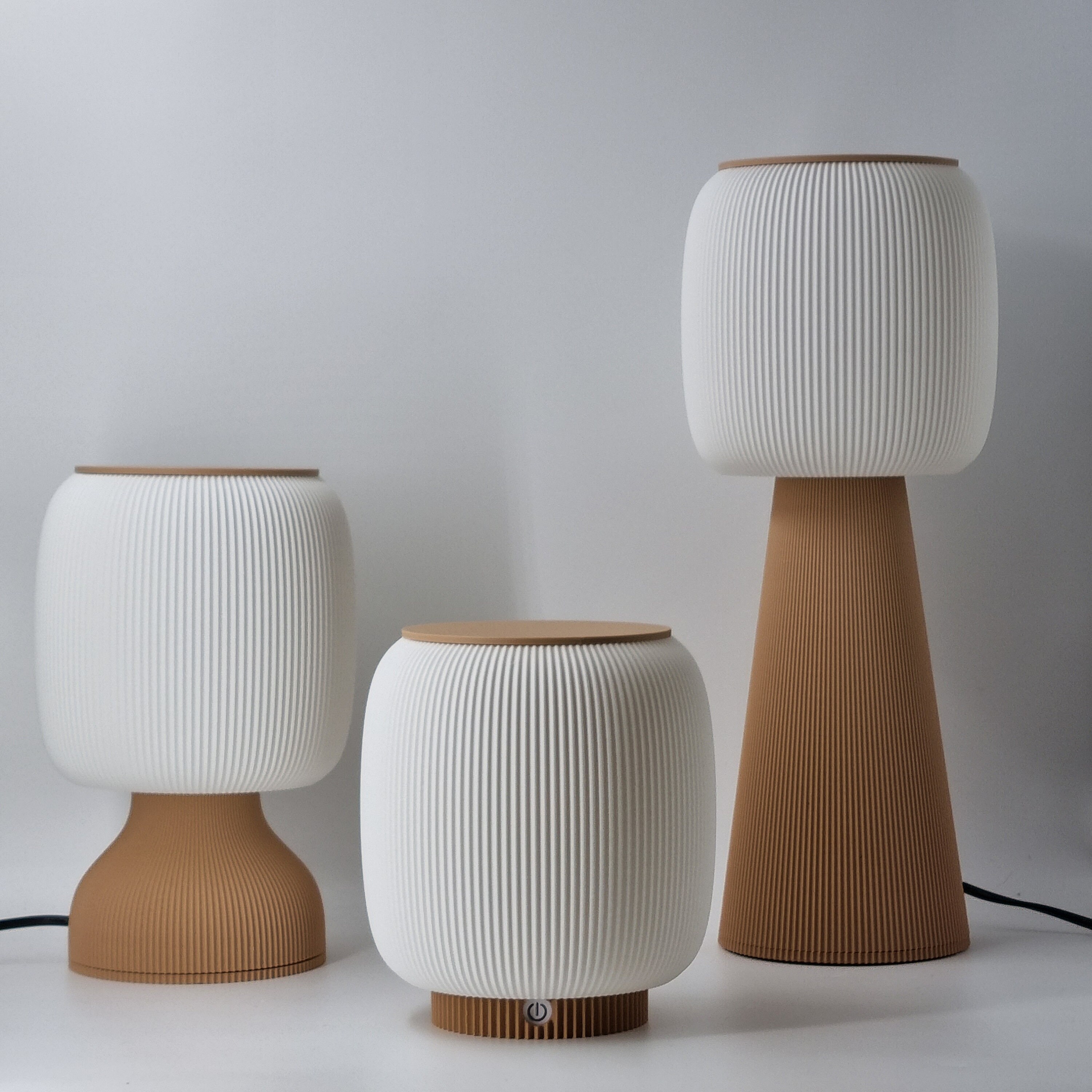 Ecolamp Rev 02 3D Printed Minimalist Unique Design Objects Perfect for ...