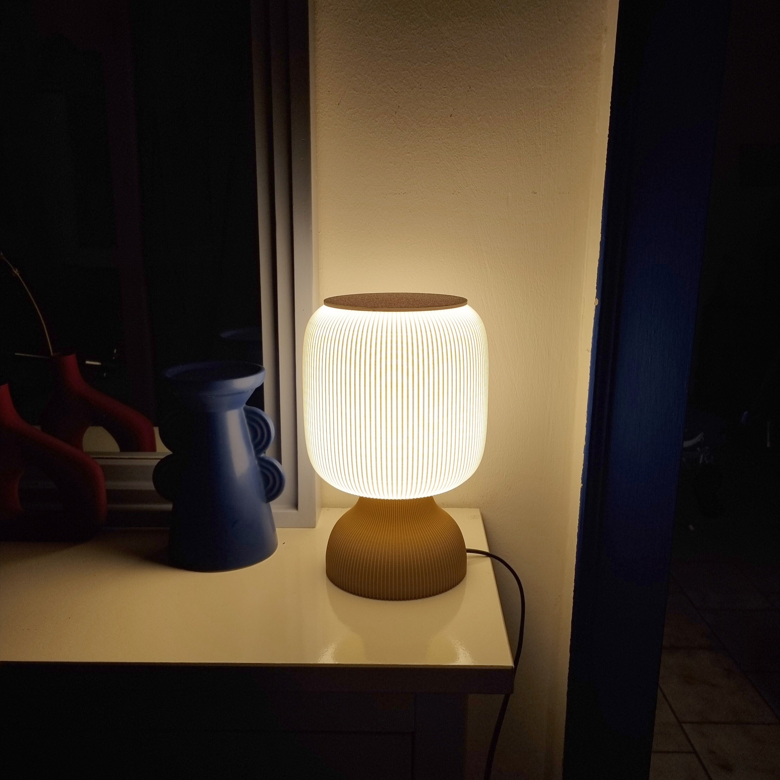 Ecolamp Rev 02 3D Printed Minimalist Unique Design Objects Perfect for ...