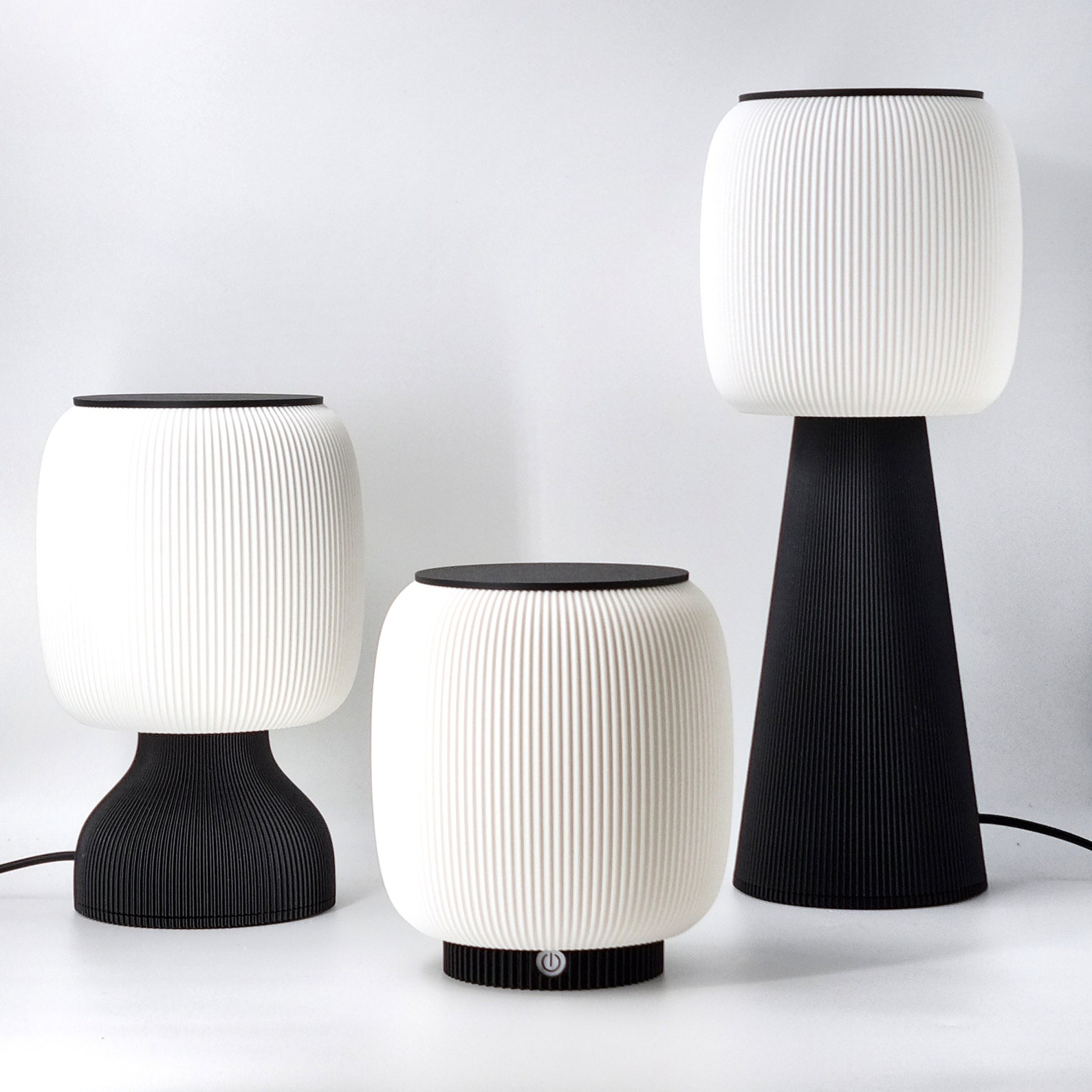 Ecolamp Rev 02 3D Printed Minimalist Unique Design Objects Perfect for ...