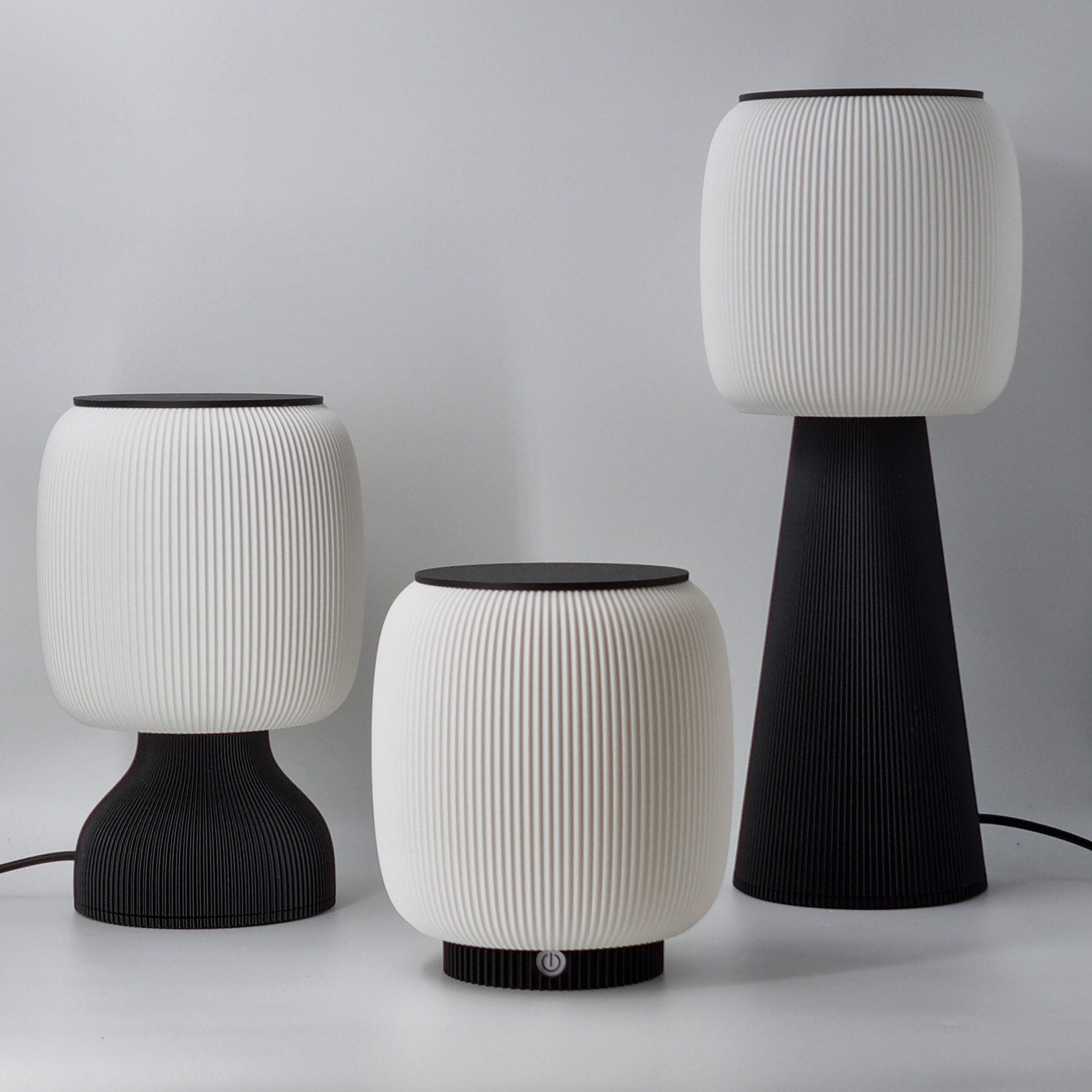 Ecolamp Rev 02 3D Printed Minimalist Unique Design Objects Perfect for ...