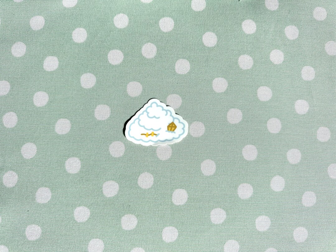 Whipped Cream Cloud Vinyl Sticker | Ice Cream Laptop Stickers ...