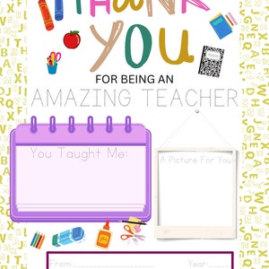 Teacher Appreciation Gift, Teacher Appreciation Week, All About Teacher ...