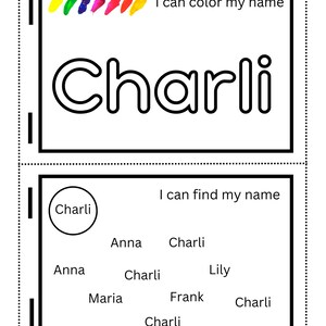 Personalized Name Tracing Book Sheet, Custom Name Trace, Preschool ...