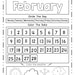 Preschool Calendar Worksheet: Interactive Learning, Weather Activity ...