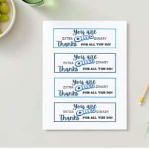 Teacher Appreciation Treat Tag, Oreo Theme (PDF Download) - Etsy