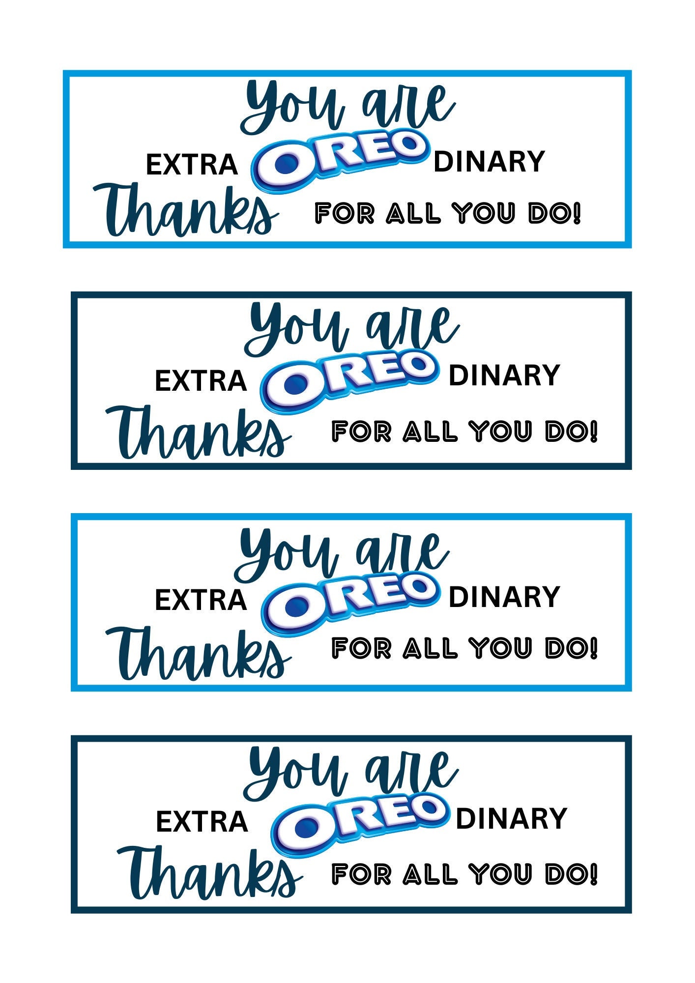 Teacher Sweet Treat Tag, Teacher Appreciation Thank You Tags, Teacher ...