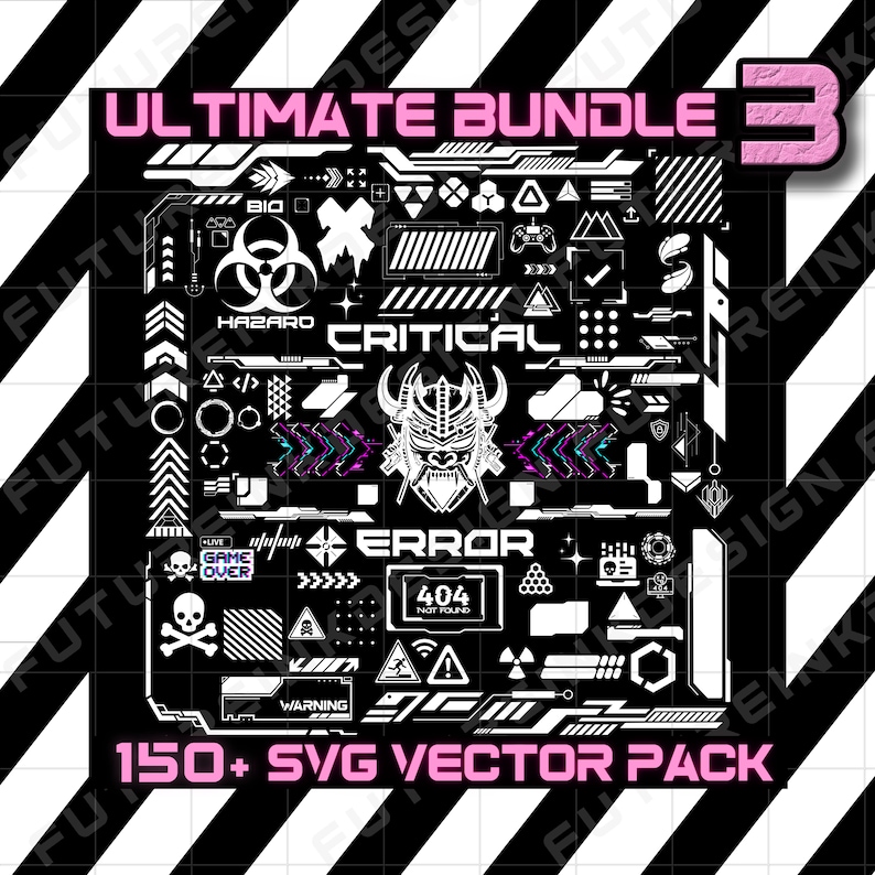 150+ Sci-fi Svg Vector Ultimate Bundle 3 Sci Fi Svg Icons Decals Pack ...