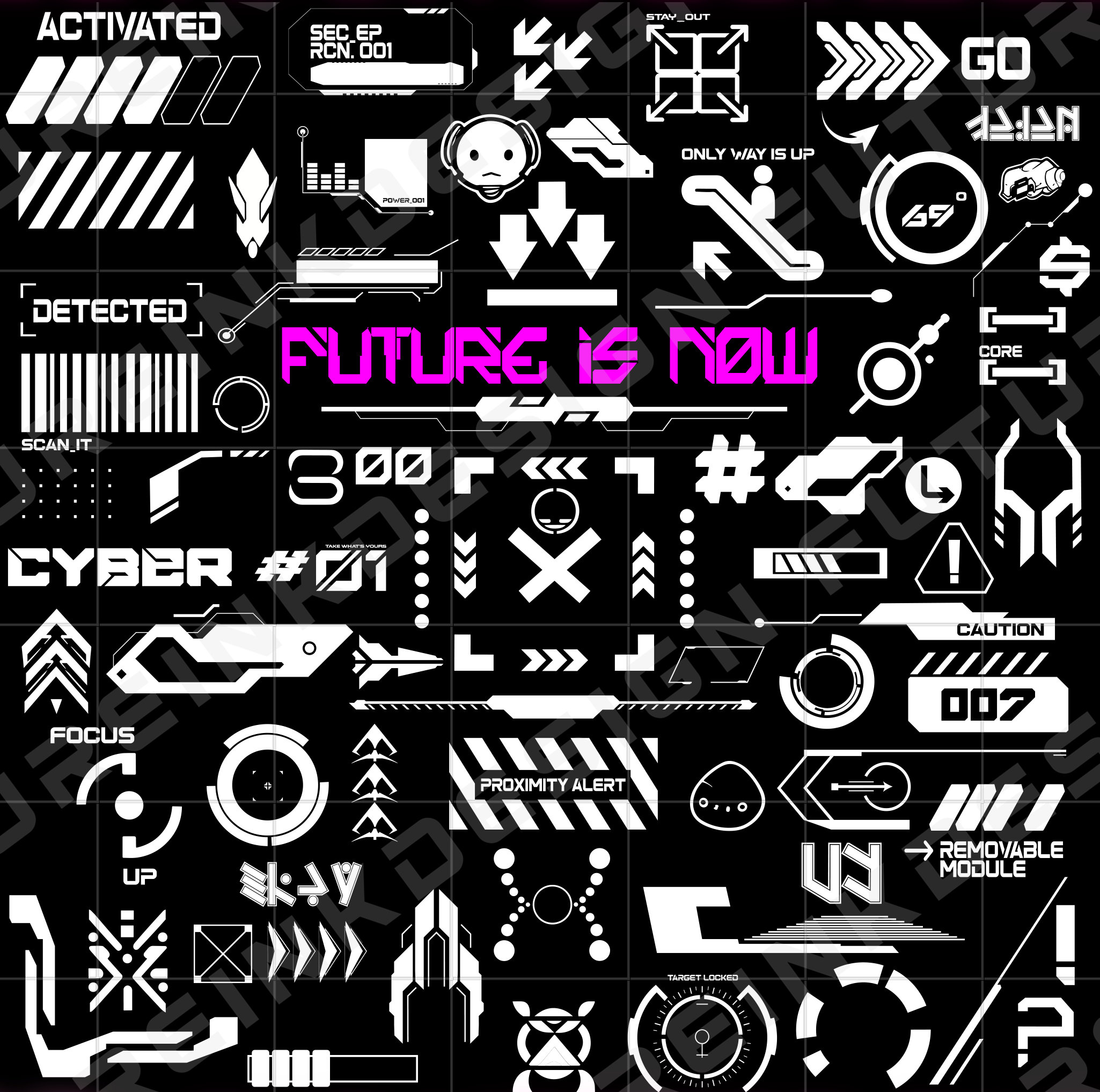 80 Sci-fi Svg Vector Ultimate Bundle Sci Fi Svg Icons Logos Decals Pack ...