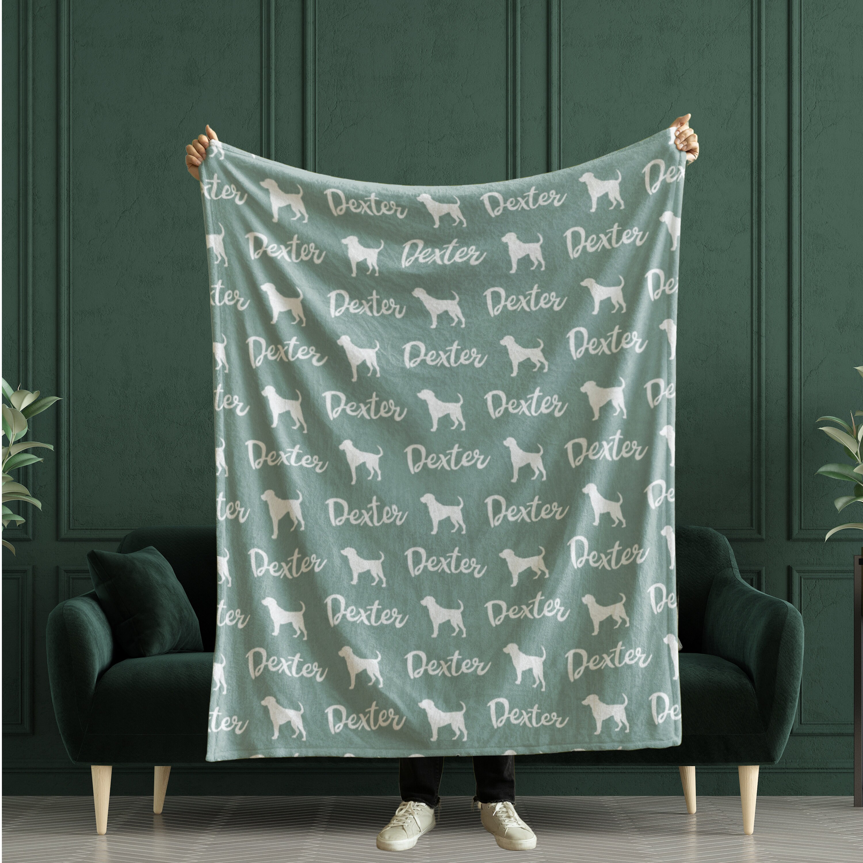 Personalized Labrador Blanket Custom Lab Blanket Pet Name Blanket - Etsy