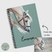 Personalized Note Book, Custom Horse Photo Spiral Notebook ...
