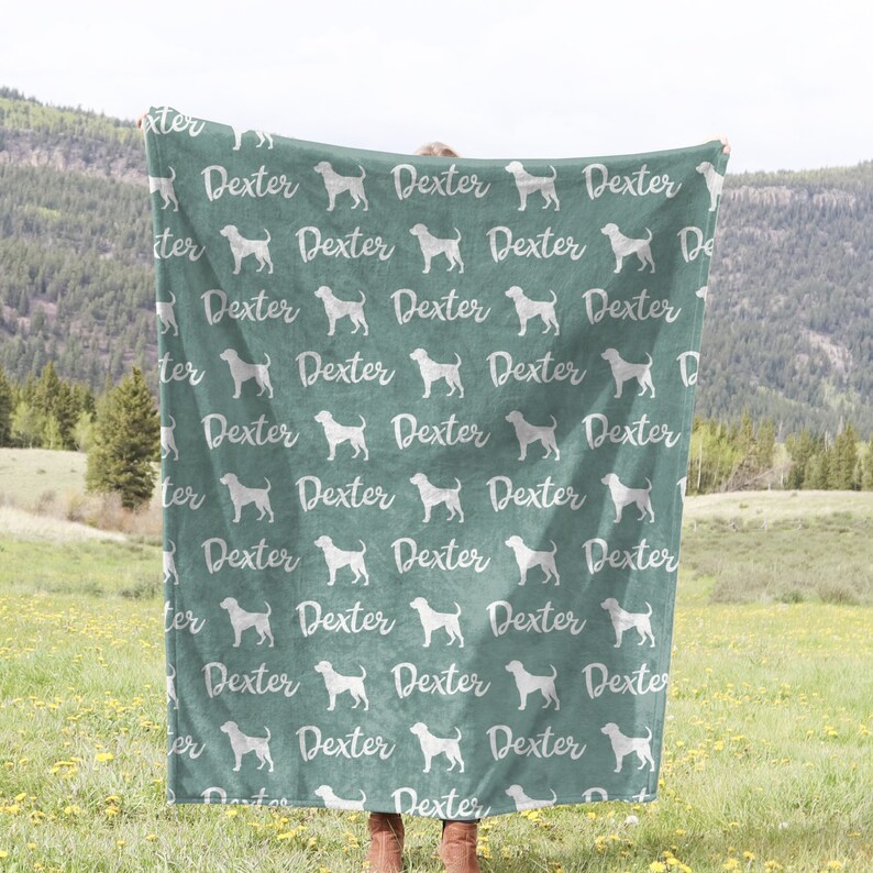 Personalized Labrador Blanket Custom Lab Blanket Pet Name Blanket - Etsy