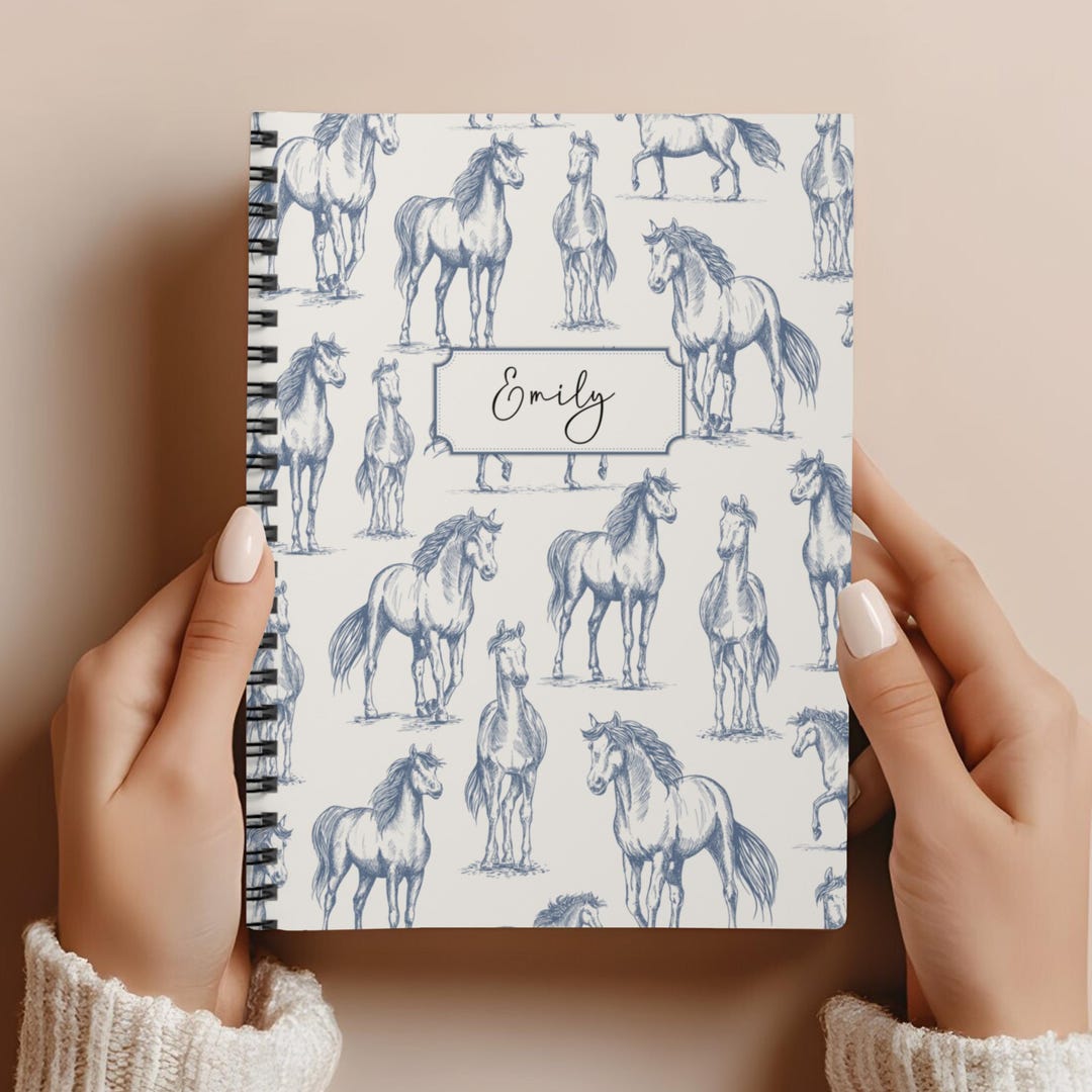 Personalized Equestrian Notebook: Custom Horse Lover's Journal - Etsy
