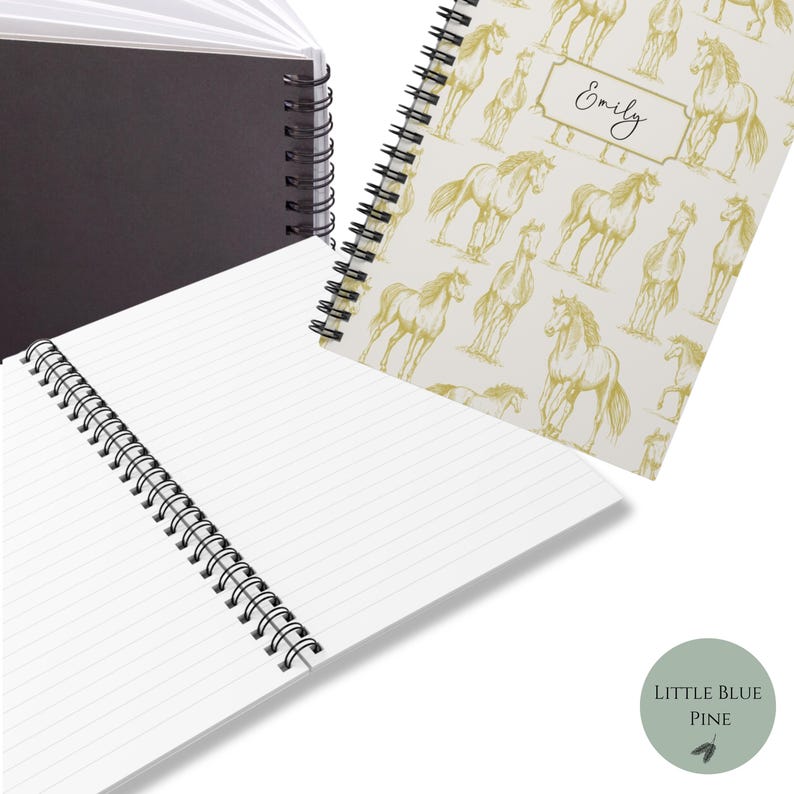Personalized Equestrian Notebook: Custom Horse Lover's Journal - Etsy