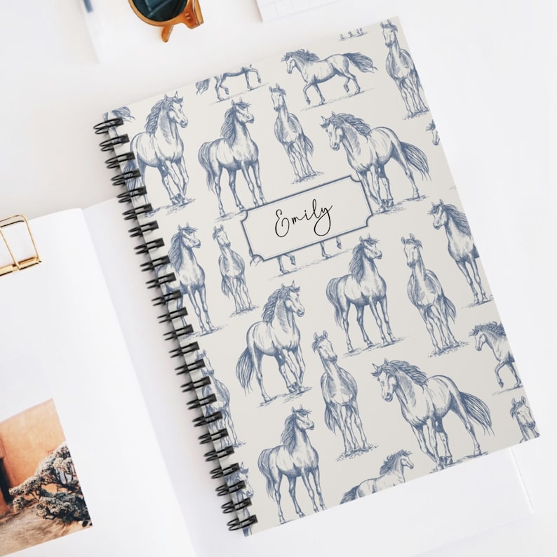 Personalized Equestrian Notebook: Custom Horse Lover's Journal - Etsy
