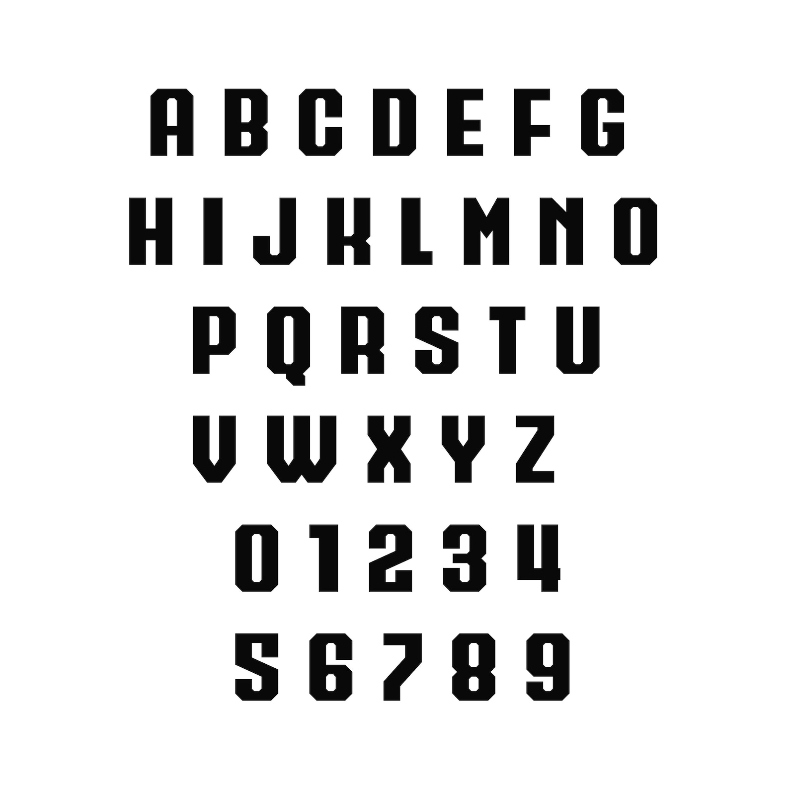 Alphabet Letters and Numbers Dxf Svg Files / Dxf Font Files for Plasma ...