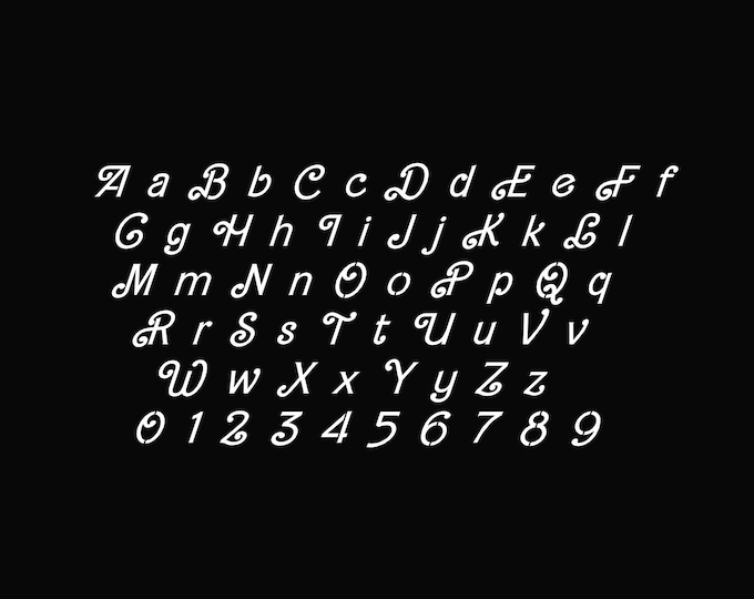 Arial Font Letters a to Z SVG and DXF Files / Arial Font Numbers 0 to 9 ...