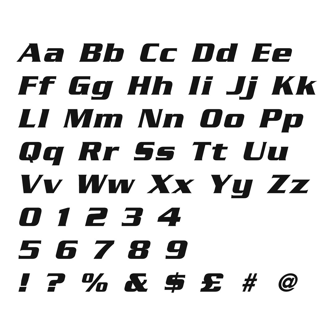 Alphabet Letters and Numbers Dxf Svg Files / Dxf Font Files for Plasma ...