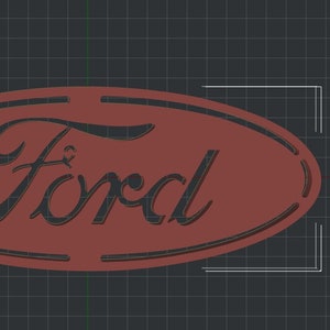 3d Printer Ford Logo Stl File / 3d Stl Digital File / Stl File for 3d ...