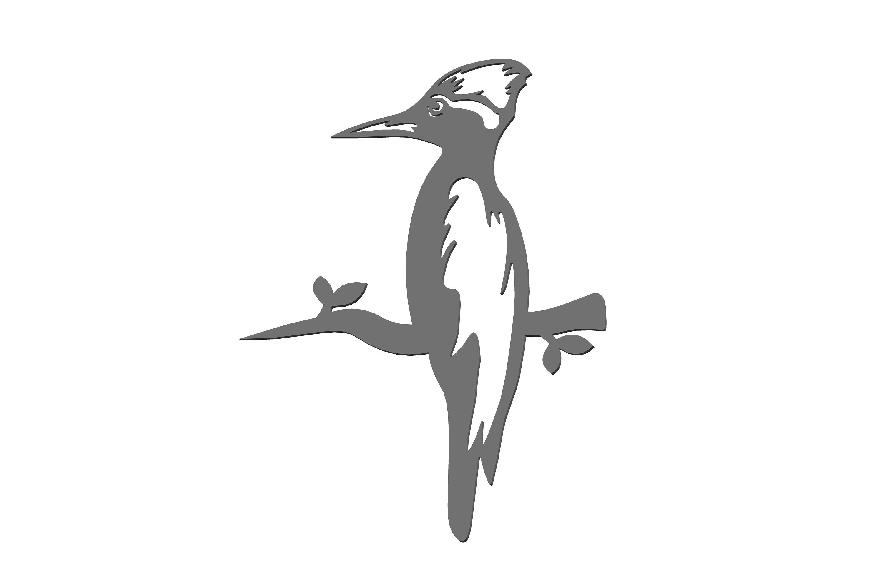 Woodpecker Tree Stake Dxf Svg Files / Yard Decor Cnc Plasma Cut Files ...