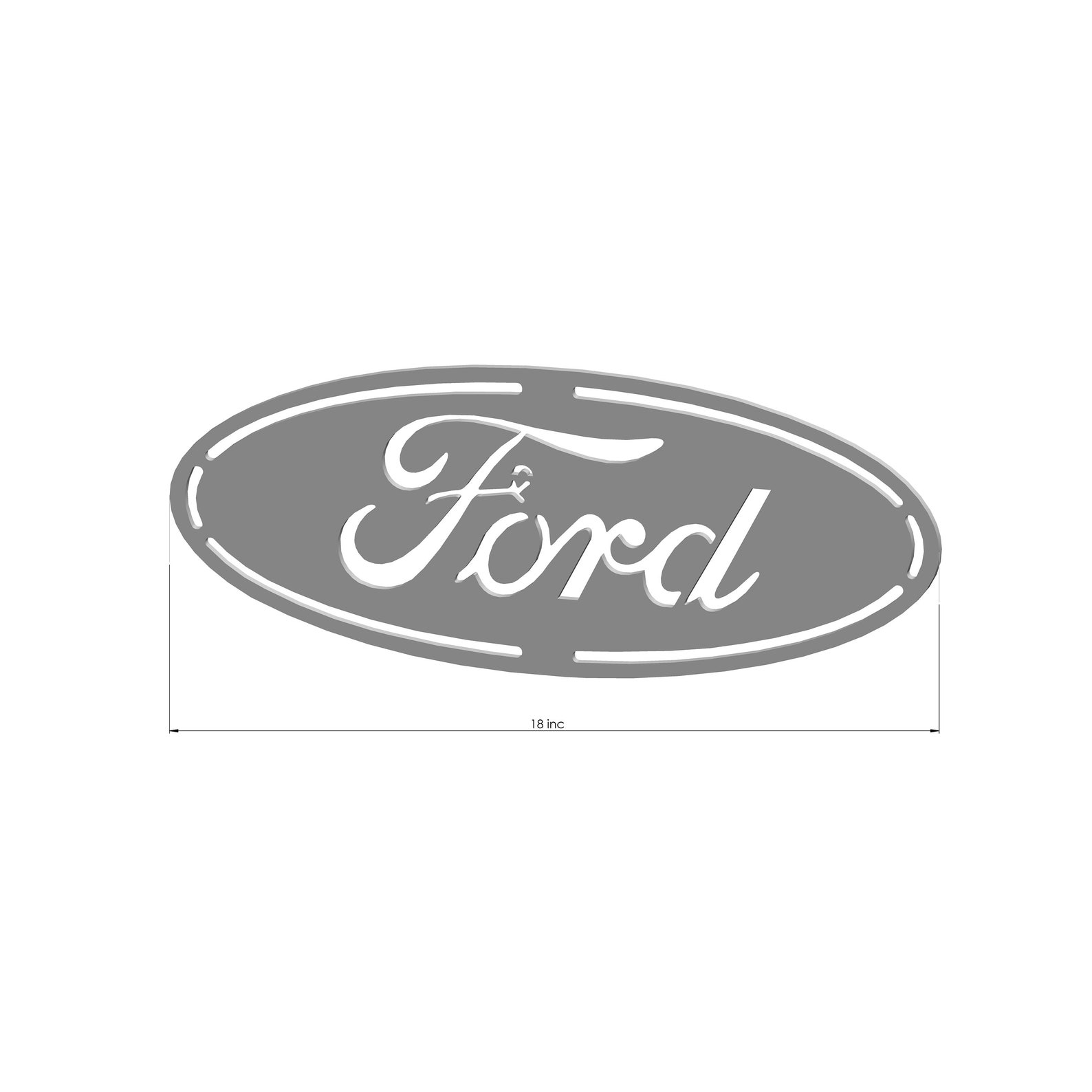 Ford Logo Laser Cut Dxf Svg Files / Ford Logo Plasma Cut Dxf Files ...