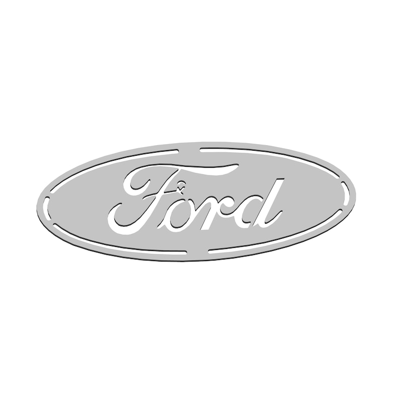 Ford Logo Laser Cut Dxf Svg Files / Ford Logo Plasma Cut Dxf Files ...