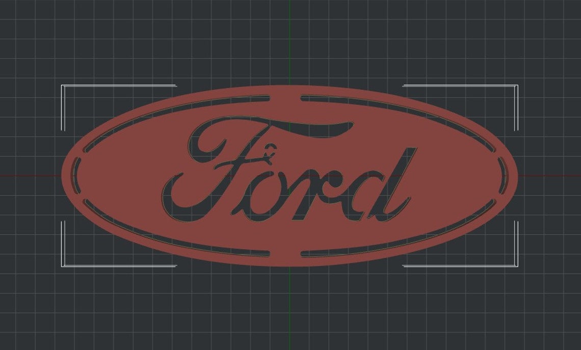 3d Printer Ford Logo Stl File / 3d Stl Digital File / Stl File for 3d ...