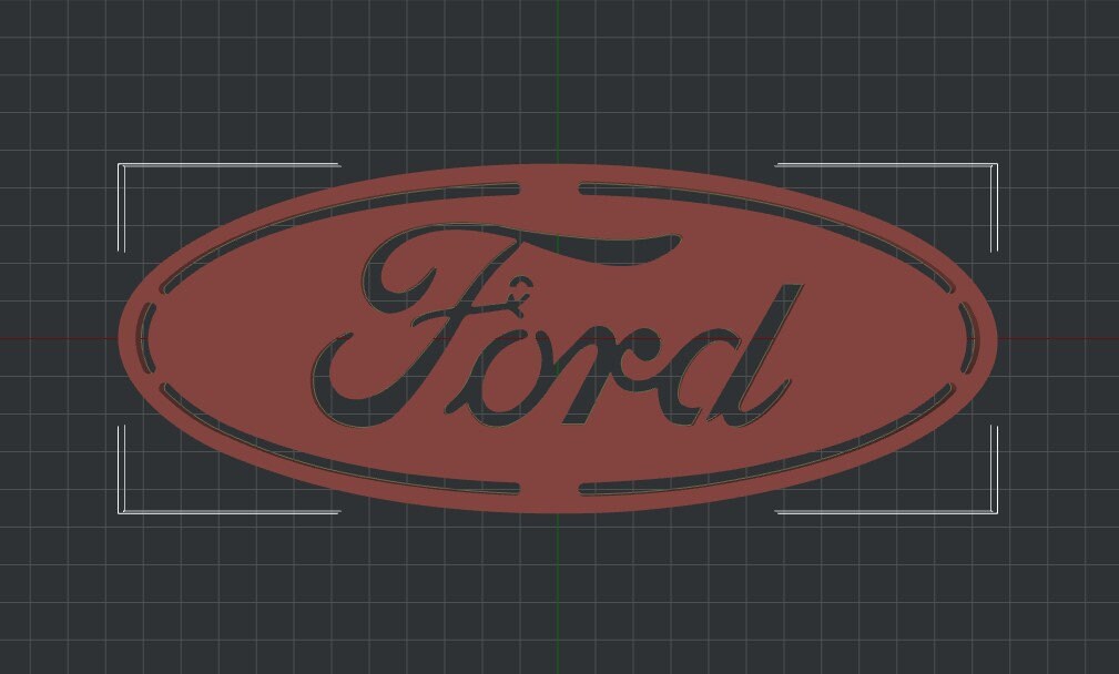 3d Printer Ford Logo Stl File / 3d Stl Digital File / Stl File for 3d ...