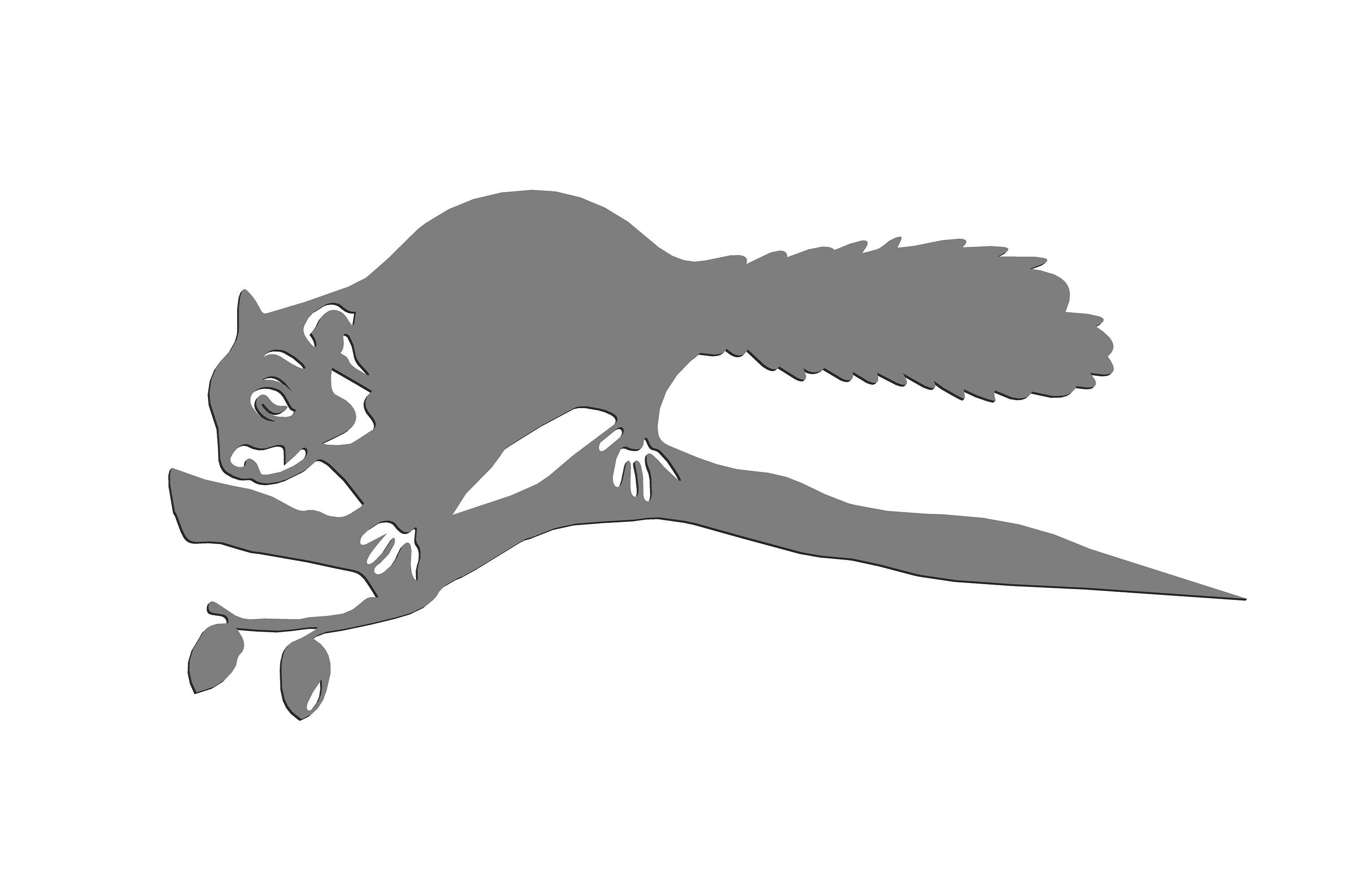Squirrel Tree Stake Dxf Svg Files / Yard Decor Cnc Plasma Cut Files ...